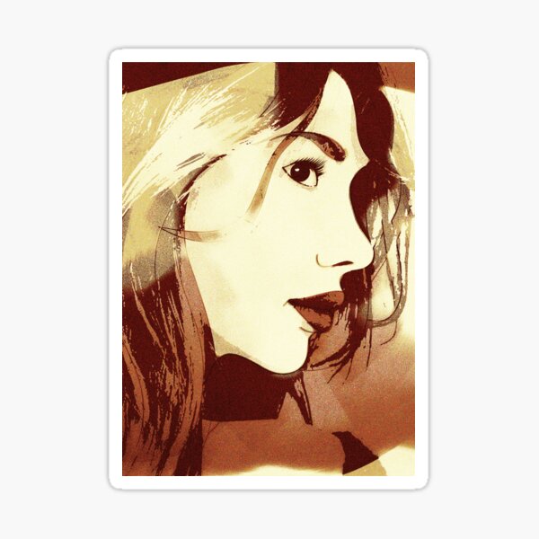 "Girl" Sticker for Sale by MoSt90 | Redbubble