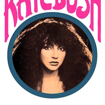 "Kate Bush - 70s" Sticker for Sale by Bad-Zombie | Redbubble