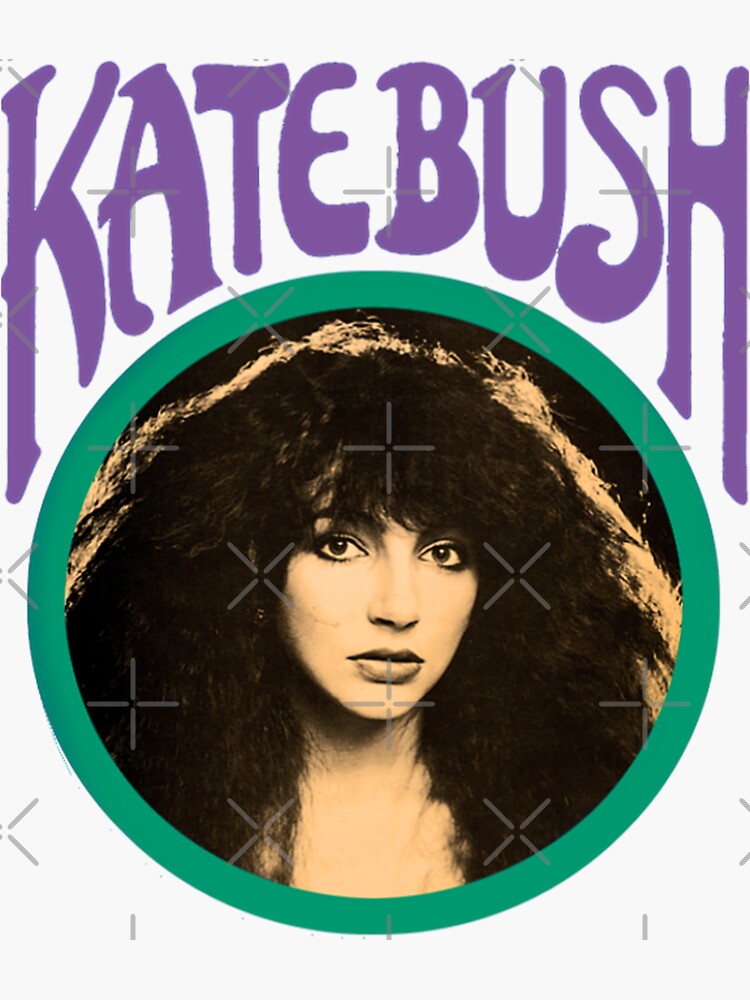 "Kate Bush - 70s" Sticker for Sale by Bad-Zombie | Redbubble