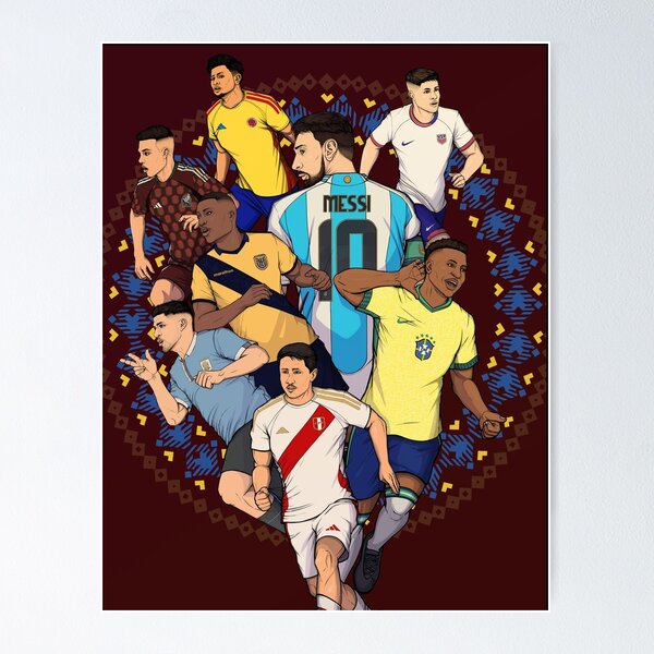 "Copa America 2024 poster" Poster for Sale by LuisFDesigns | Redbubble