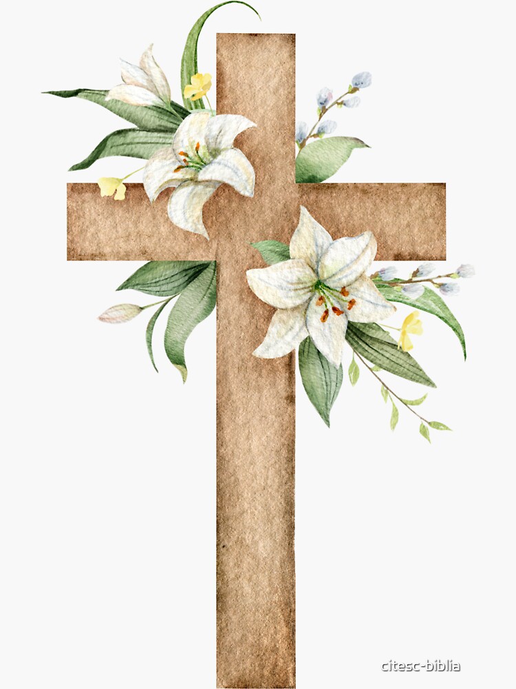 "Holy Cross" Sticker for Sale by citesc-biblia | Redbubble