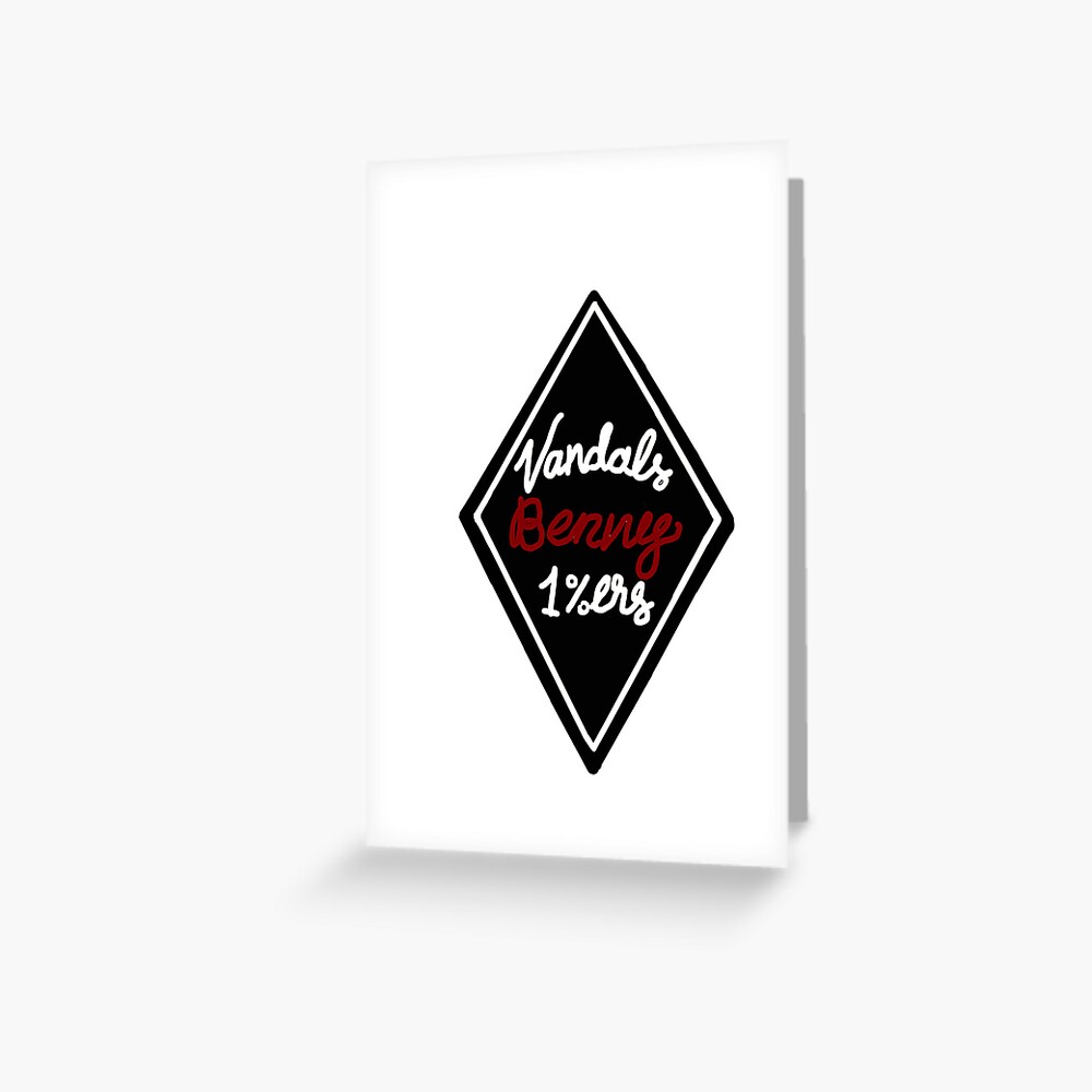 "The Bikeriders Benny Vandals Patch" Sticker for Sale by laurenc97 ...