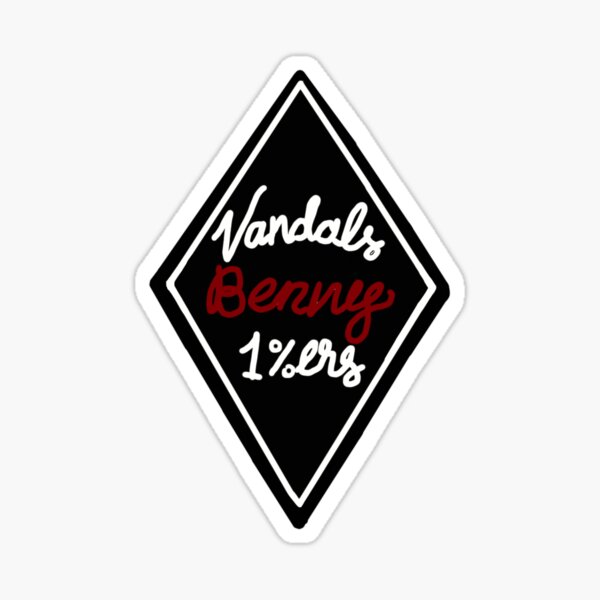 "The Bikeriders Benny Vandals Patch" Sticker for Sale by laurenc97 ...