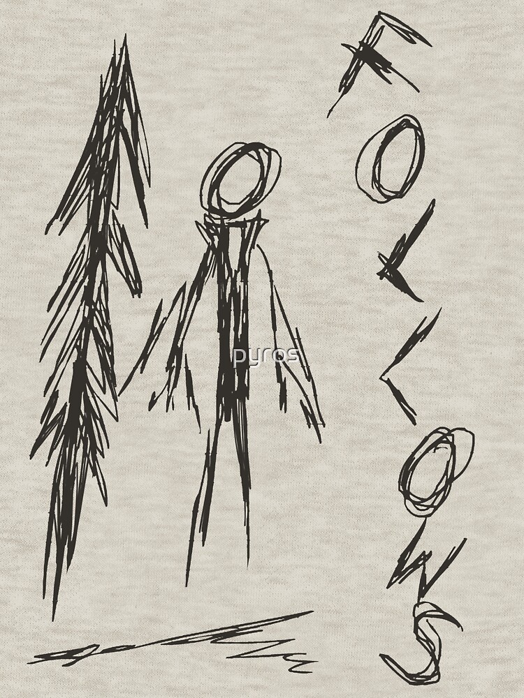 "Slender - 4/8" Essential T-Shirt for Sale by pyros | Redbubble