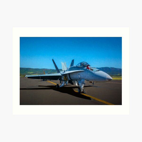 "RAAF FA18 Hornet" Art Print for Sale by StuartRow | Redbubble