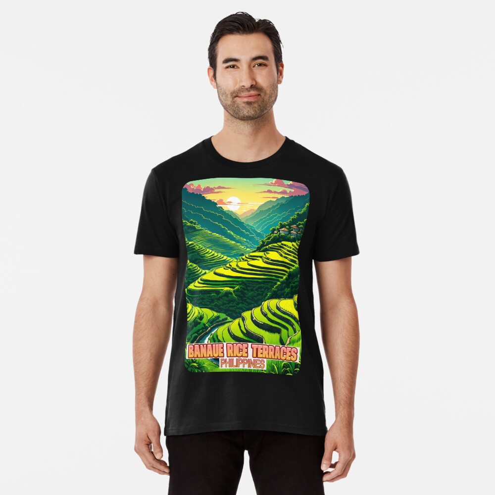 "Banaue Rice Terraces - Philippines" Sticker for Sale by WhereTheFunIs ...