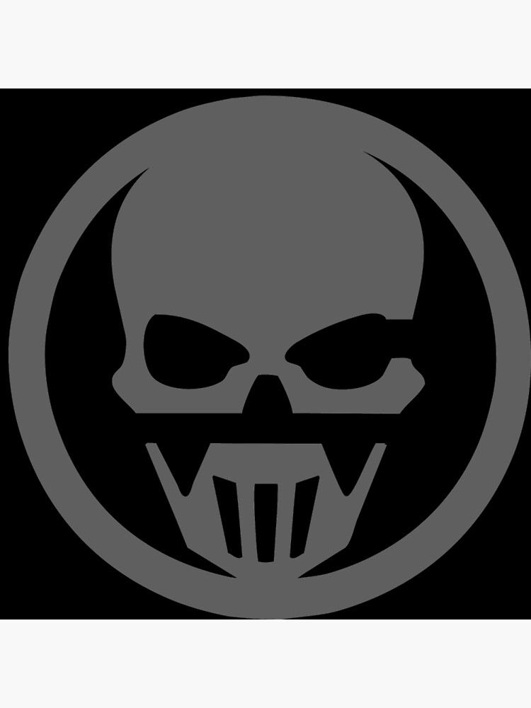 "Techno Skull" Poster by BenjiKing | Redbubble