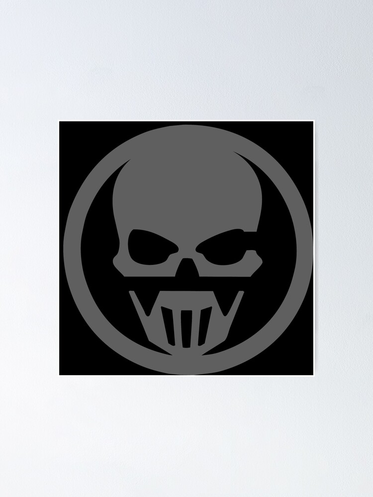 "Techno Skull" Poster by BenjiKing | Redbubble