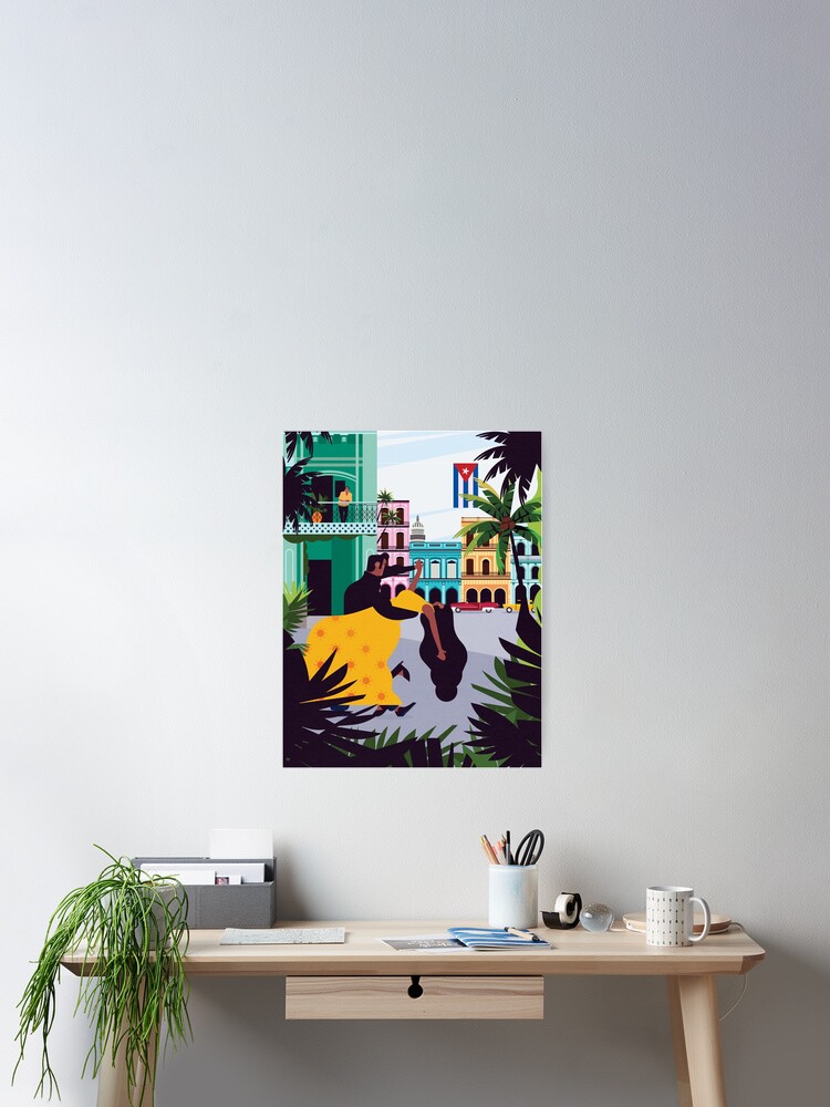"Havana ft. Salsa Dancers" Poster for Sale by jamesboast | Redbubble