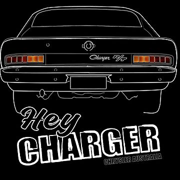 "Hey Charger! Australian 1971 Valiant Charger R/T rear end" Poster for ...