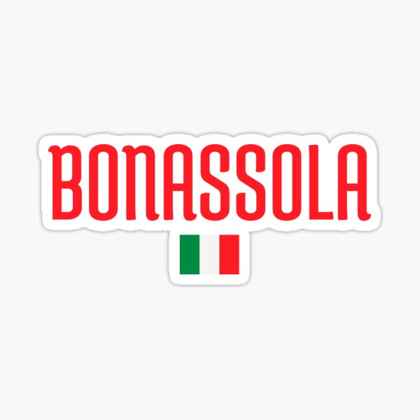 "BONASSOLA Italy" Sticker for Sale by BjornLundstrom | Redbubble