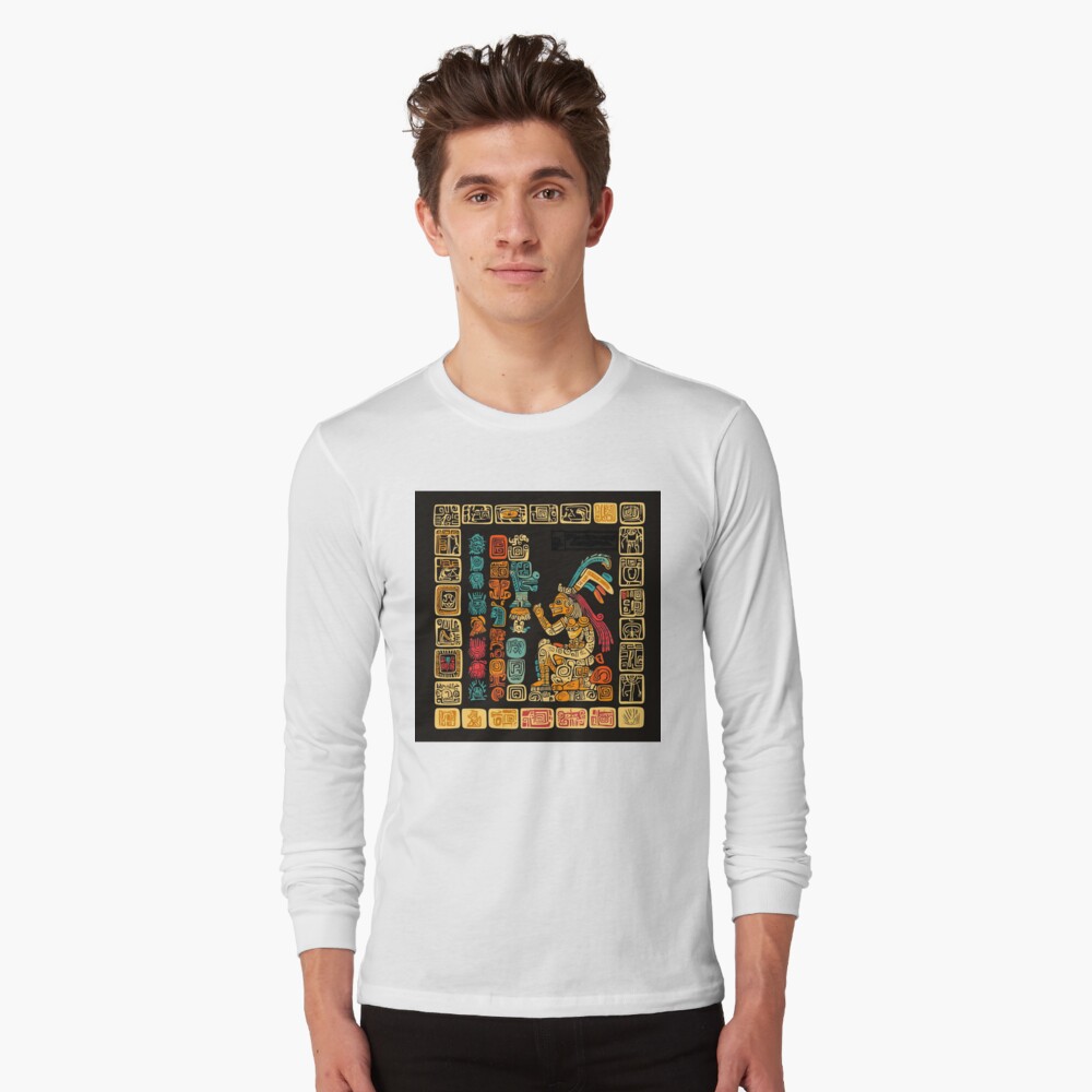 "Ancient Mayan Glyphs: Symbols of a Lost Civilization" Sticker for Sale ...