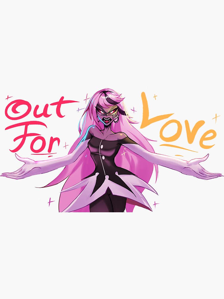 "Out For Love 1 (Hazbin Hotel)" Sticker for Sale by ArtisticFeliXd ...