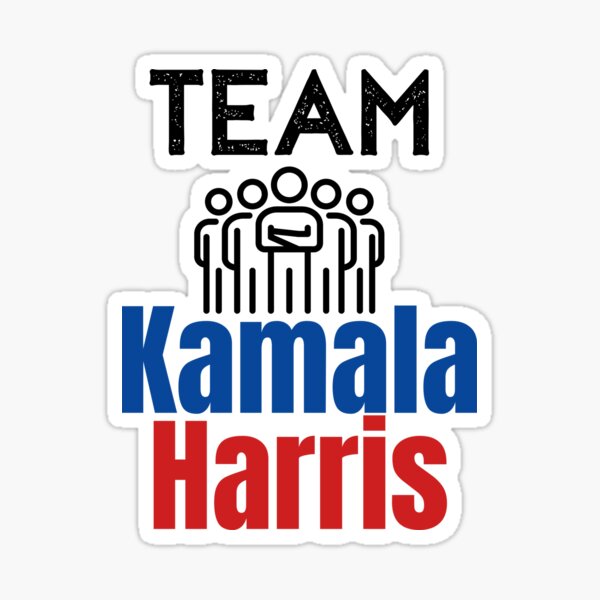"Kamala Harris for president. Team Kamala" Sticker for Sale by ...