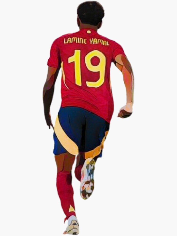 "Lamine Yamal Sticker design" Sticker for Sale by TzukkisDesigns ...