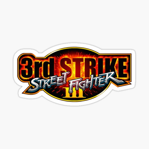 "3rd Strike Logo SFIII SF3 Fight for The Future " Sticker for Sale by ...