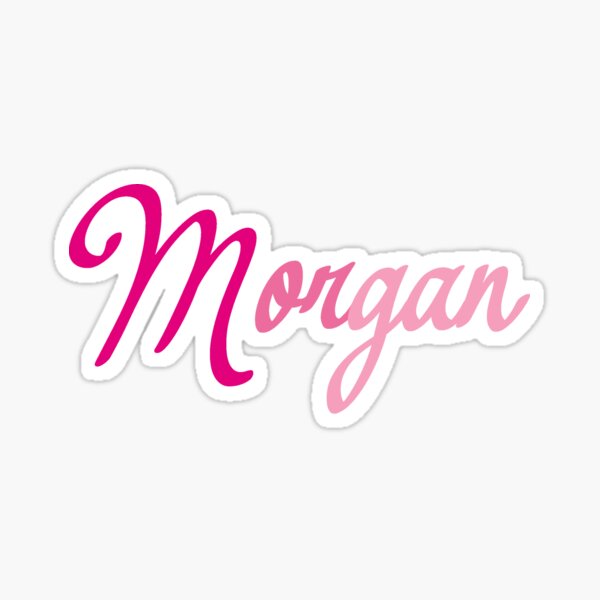"Morgan" Sticker by Shalomjoy | Redbubble