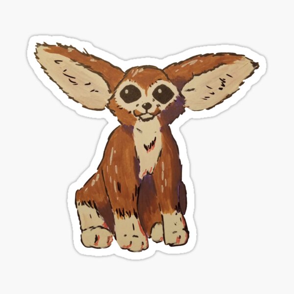 "Big Ears" Sticker for Sale by CandycaneFarmer | Redbubble