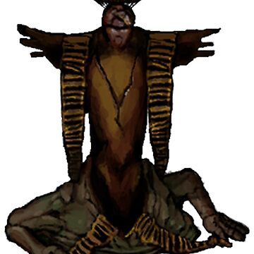 "STATUE OF GOD OF FEAR AND HUNGER/ FUNGER / THE GIRL TRANSFORMATION ...