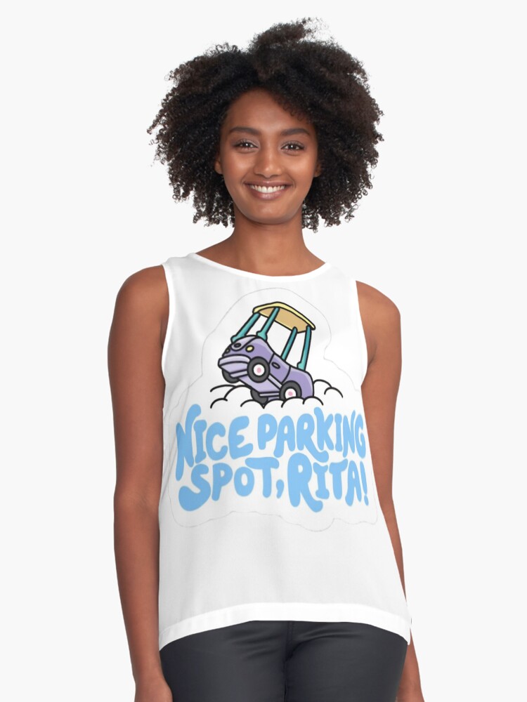 "Nice Parking Spot Rita" Sticker for Sale by Big Donuts ⭐⭐⭐⭐⭐ | Redbubble