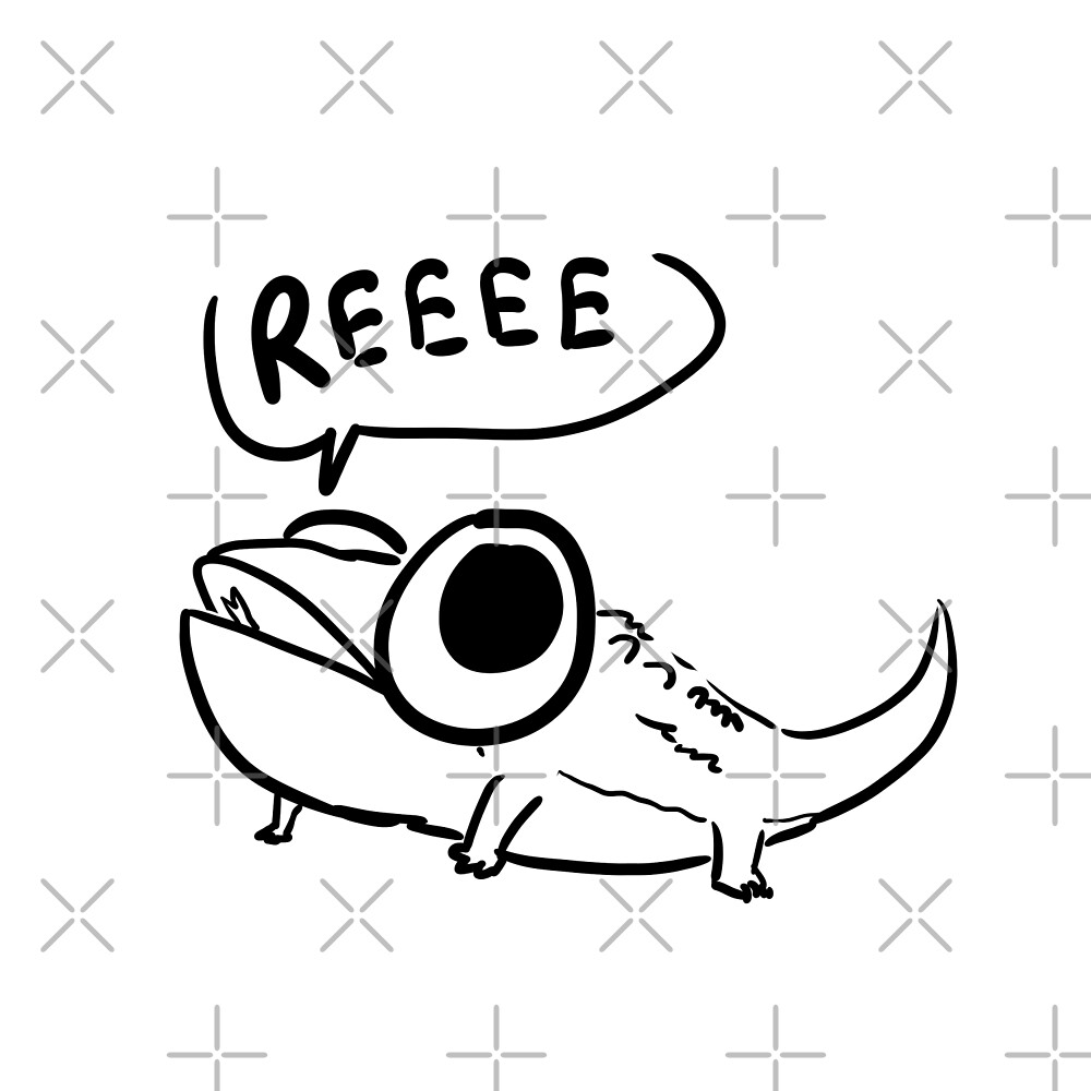 "REEEE LIZARD " by TheHALOWORKSHOP | Redbubble