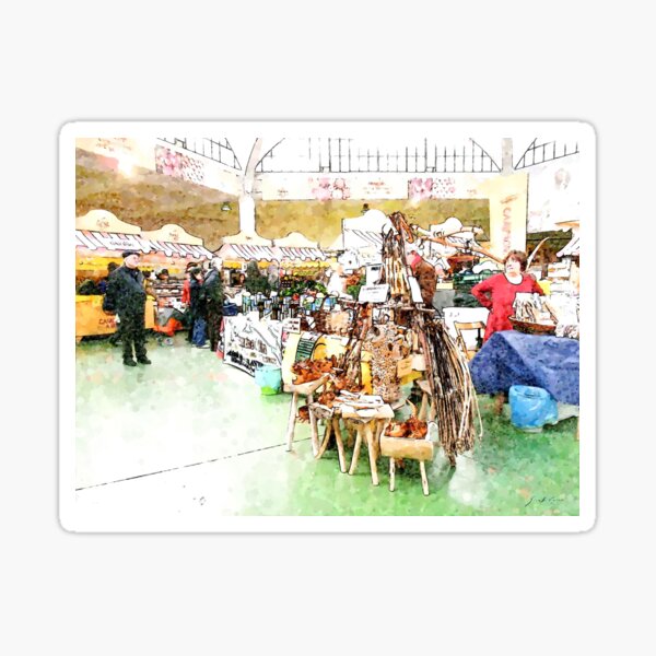 "Stalls Farmers Market" Sticker by giuseppecocco | Redbubble