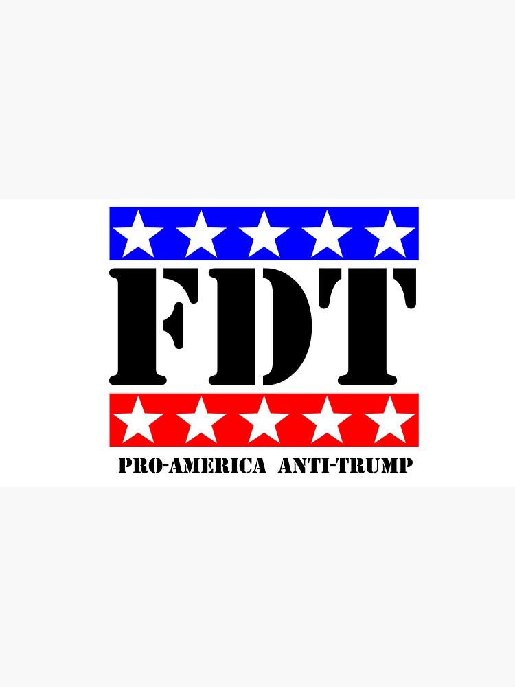"FDT: Pro-America Anti-Trump" Cap for Sale by johntangus | Redbubble