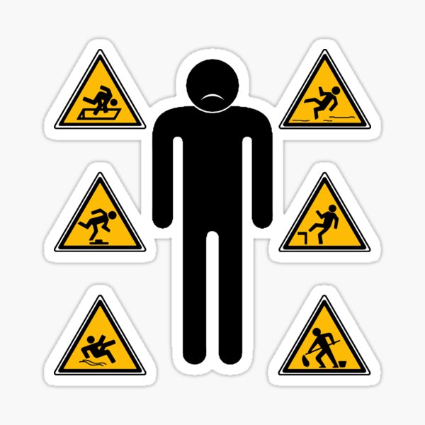 "sad man symbol " Sticker for Sale by adamasuh | Redbubble