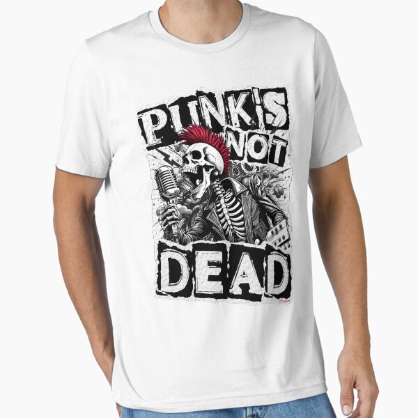 "PUNK'S NOT DEAD" Essential T-Shirt for Sale by Paparaw | Redbubble