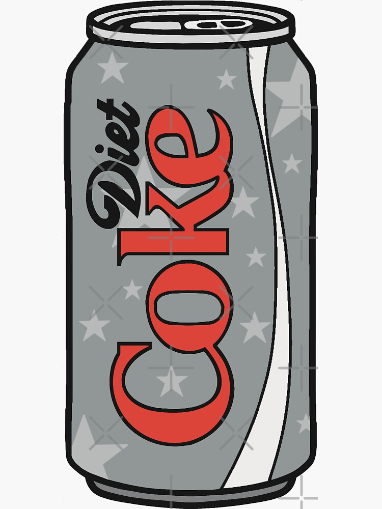 Diet Coke Logo Sticker