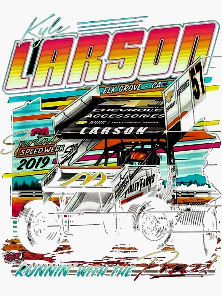"Kyle Larson Kyle Larson Kyle Larson , KYLE LARSON " Sticker for Sale ...