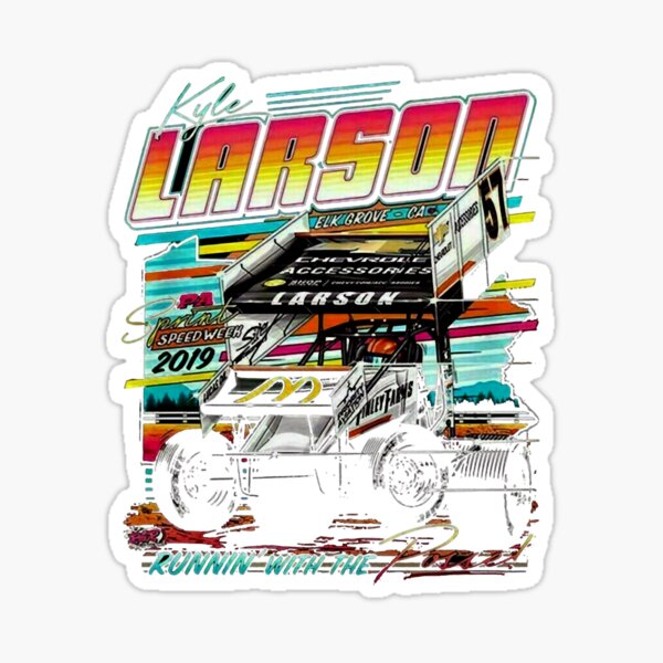 "Kyle Larson Kyle Larson Kyle Larson , KYLE LARSON " Sticker for Sale ...