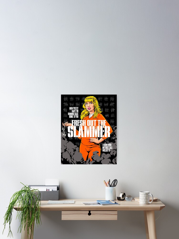 "The Slammer - Orange and Black Version" Poster for Sale by ...