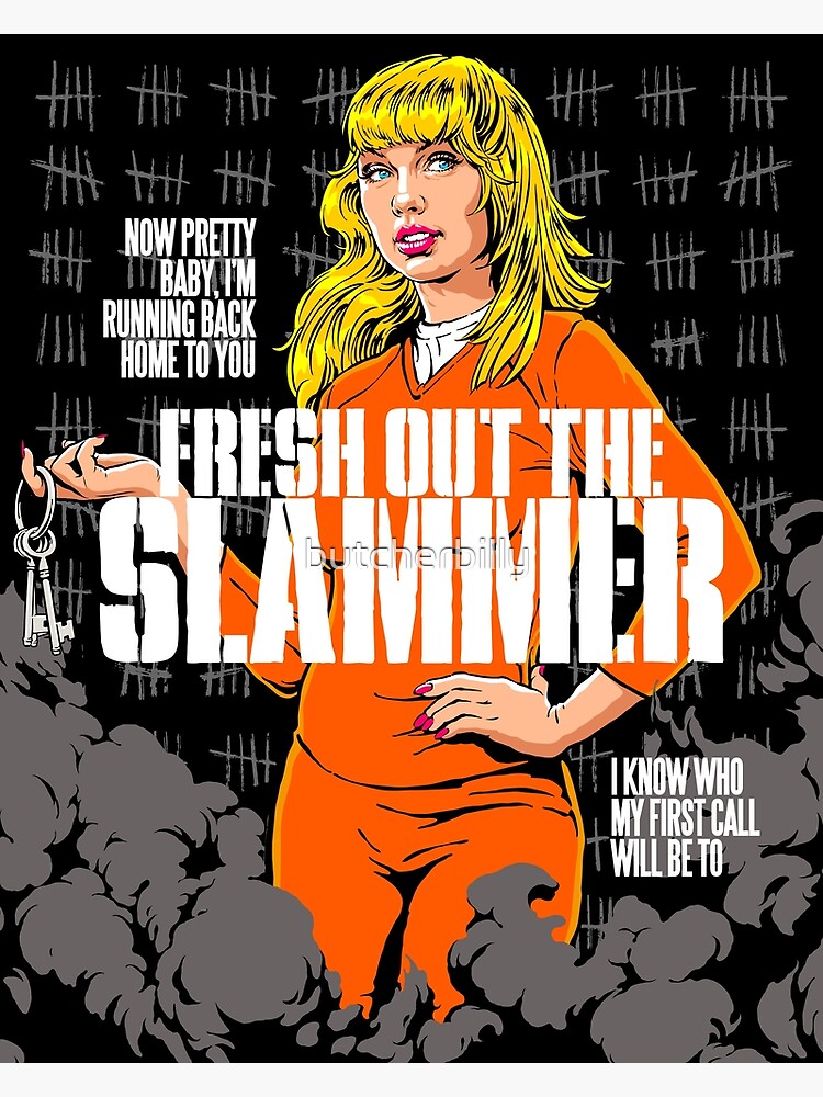 "The Slammer - Orange and Black Version" Poster for Sale by ...