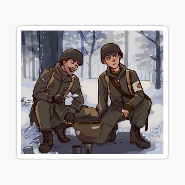 "Eugene 'Doc' Roe and Walter Gordon (Smokey) Bastogne Band of Brothers ...