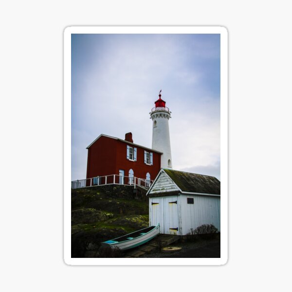 "fisgard lighthouse" Sticker for Sale by perggals | Redbubble