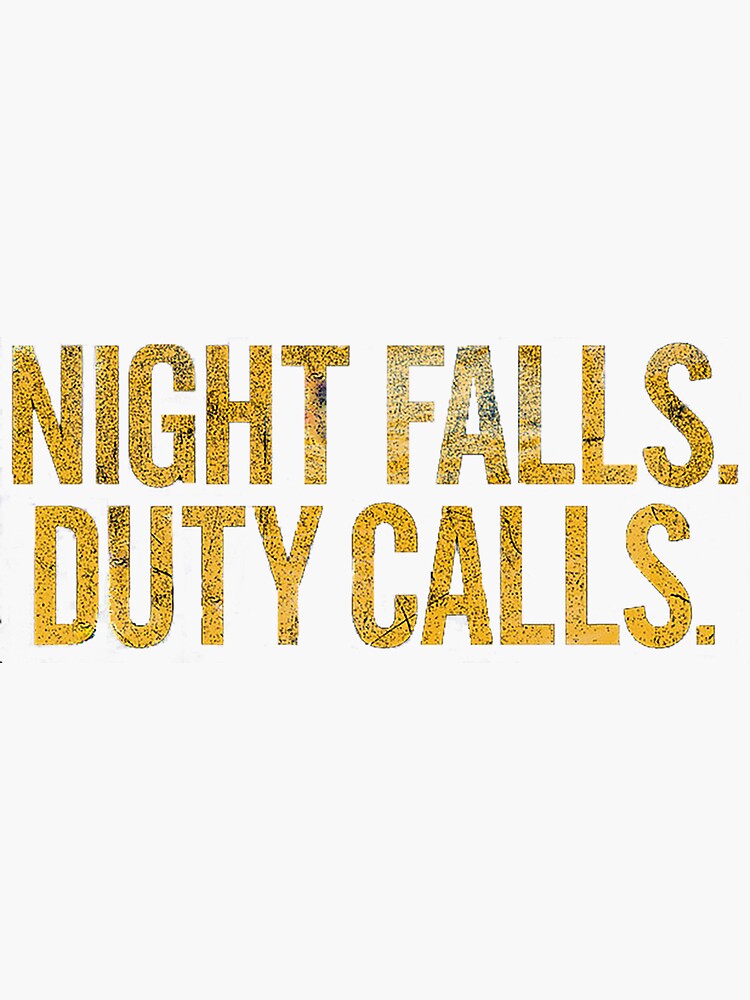 "The Night Shift" Sticker for Sale by chlomirfin | Redbubble
