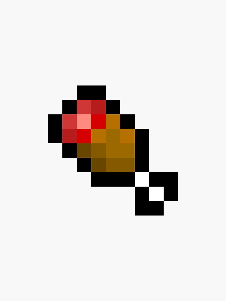 "Copy of Minecraft hunger bar icon" Sticker for Sale by ZBENG | Redbubble