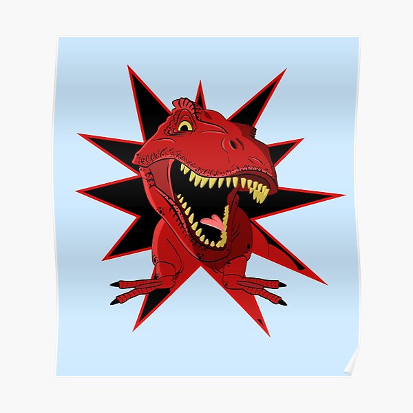 "Trex" Poster for Sale by rachybattlebot | Redbubble