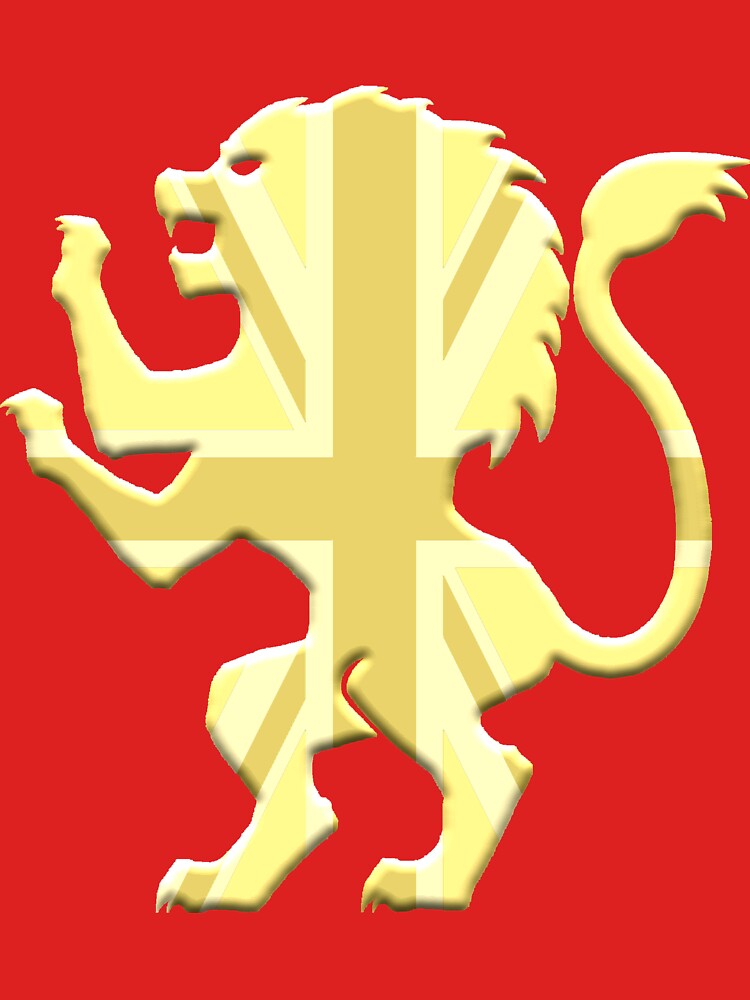 "Golden Union Jack Lion Rampant" T-shirt for Sale by kerchow ...
