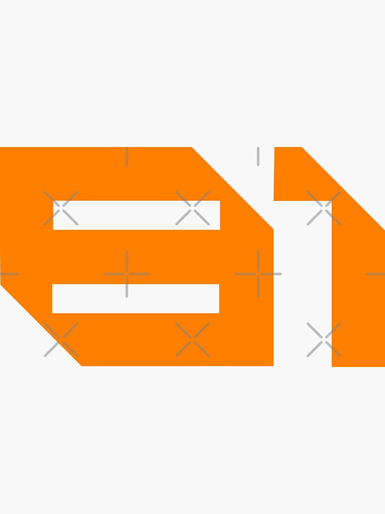 "Oscar piastri 81 racing number" Sticker for Sale by Arpitsurana86 ...