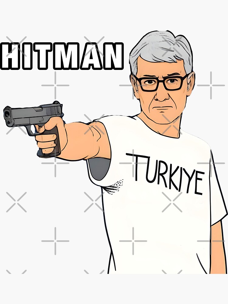 "Hitman Yusuf Dikec Paris Olympic 2024 shooting sports" Sticker for ...