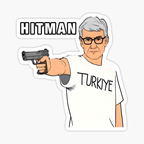 "Hitman Yusuf Dikec Paris Olympic 2024 shooting sports" Sticker for ...