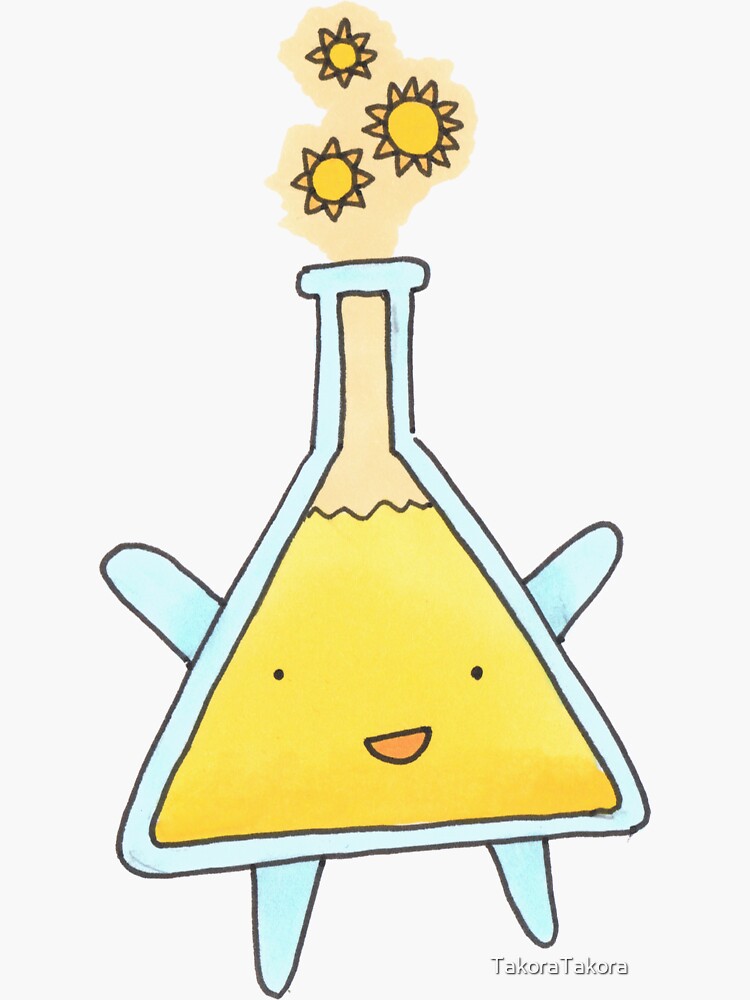 "Happiness Potion Pal" Sticker for Sale by TakoraTakora | Redbubble