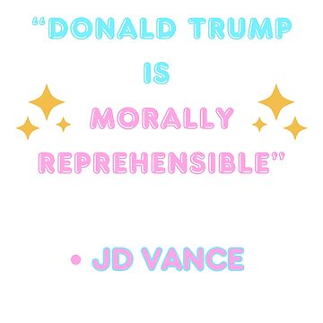 "Reprehensible" Sticker for Sale by crybabycentral | Redbubble