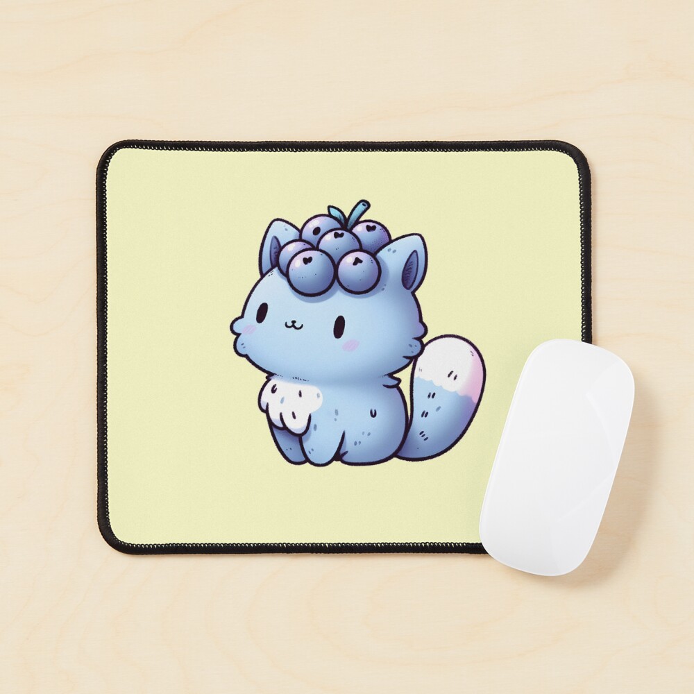 "Blueberry cat" Sticker for Sale by AnnaHalasek | Redbubble