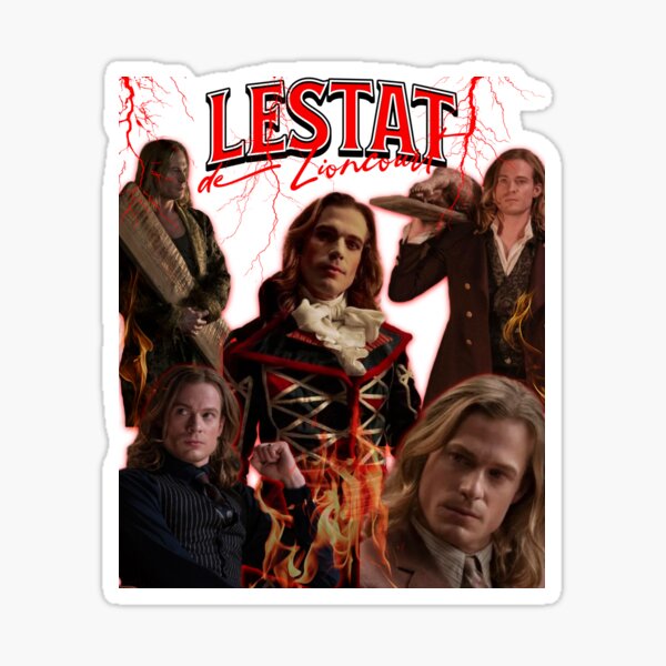 "Lestat de Lioncourt Season 2 90s Retro" Sticker for Sale by ...
