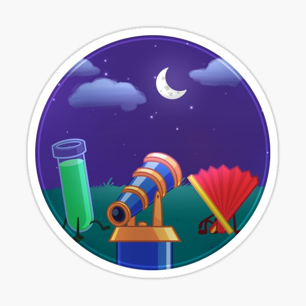 "Fan and Test Tube (Inanimate Insanity)" Sticker for Sale by PuppyRelp ...