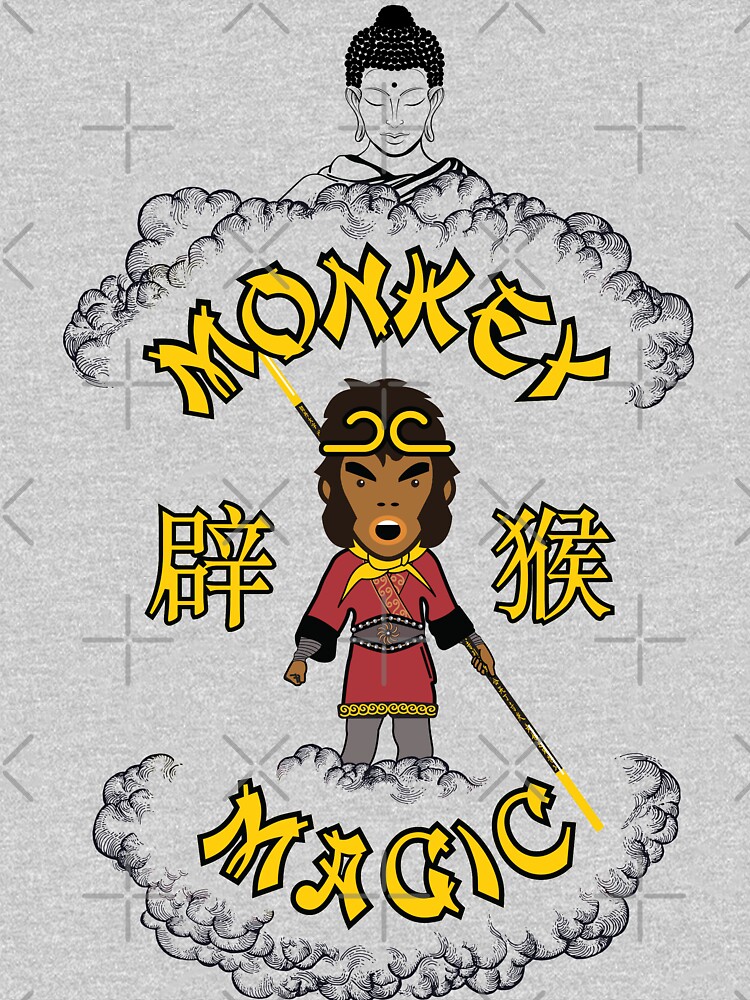 "Golden Monkey Magic Budda" T-shirt for Sale by Purakushi | Redbubble ...
