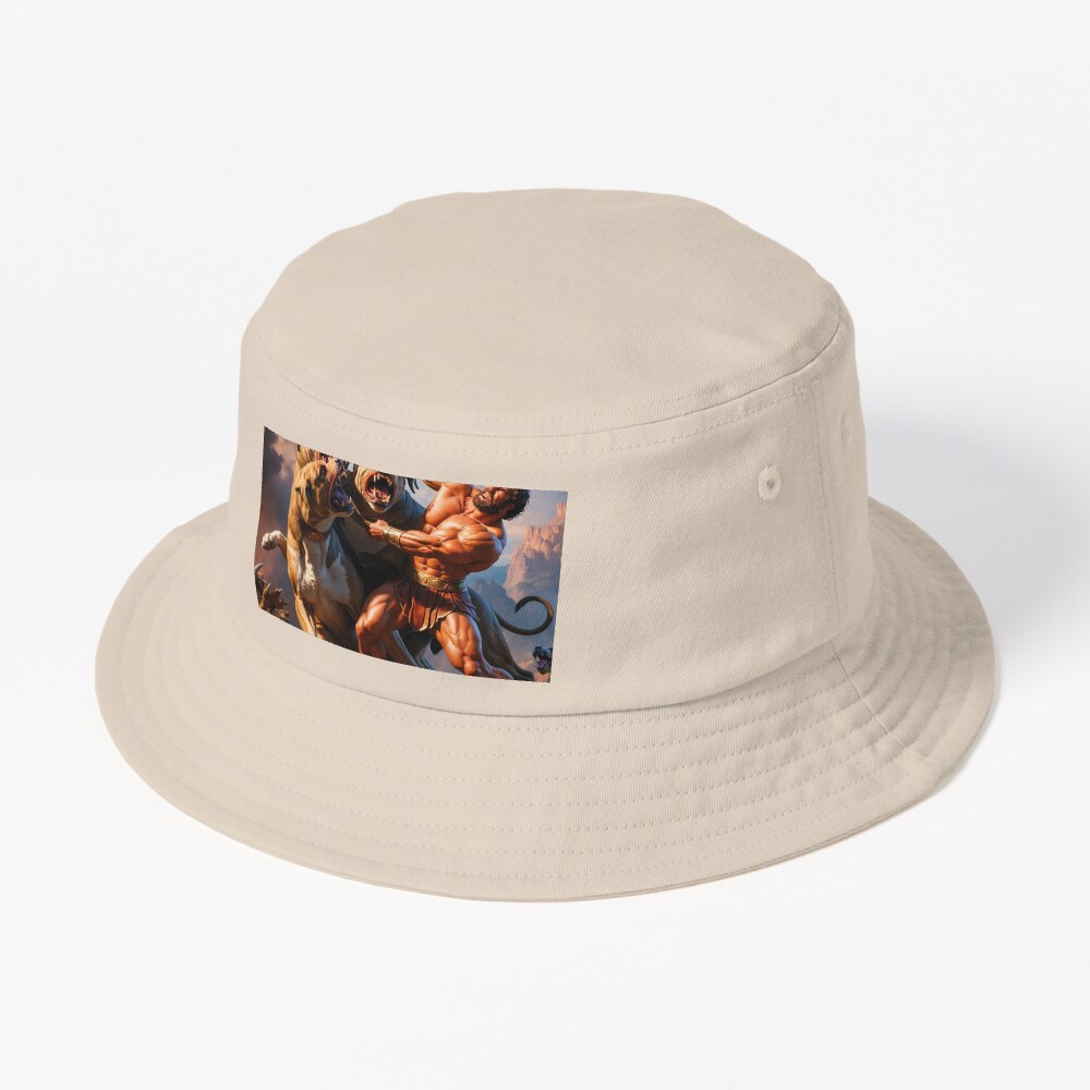 "Hercules and Cerberus Mythological Art - VibeNest" Sticker for Sale by ...